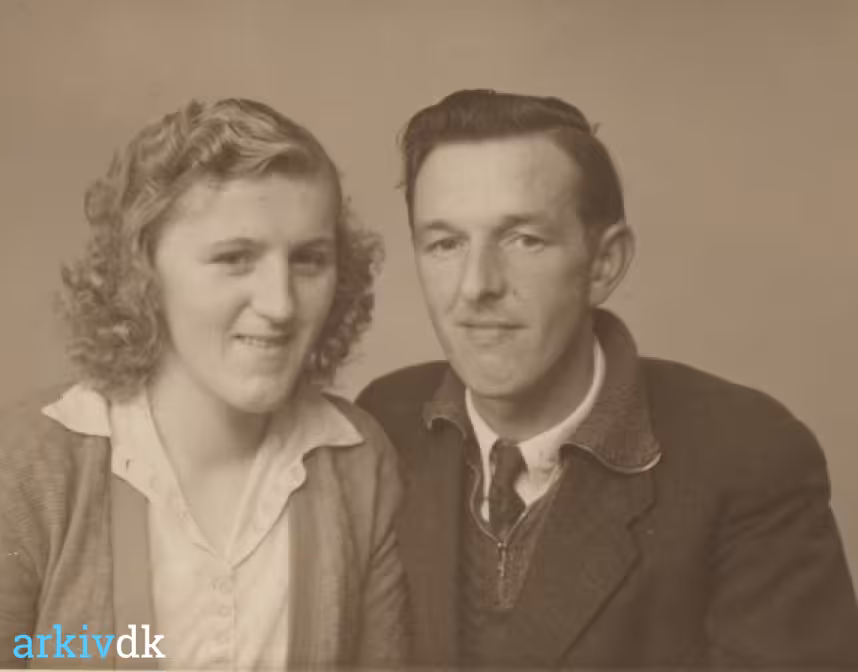 arkiv.dk | Herdis og Christen Jensen, Dokkedal