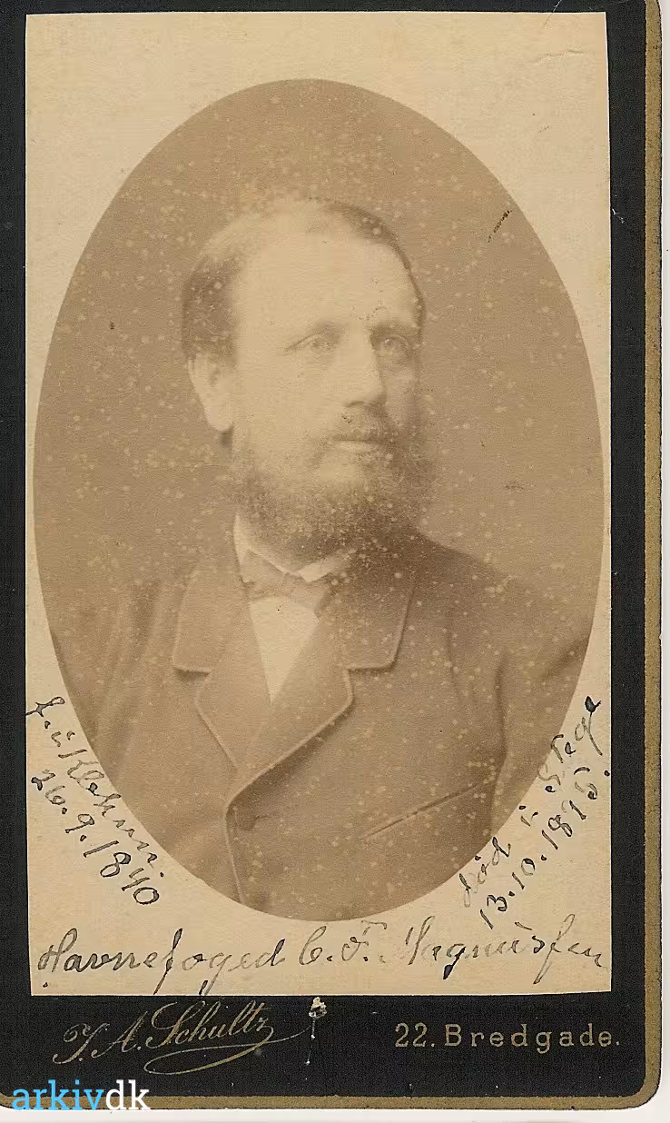 arkiv.dk | Havnefoged Christian Frederik Magnussen, Stege