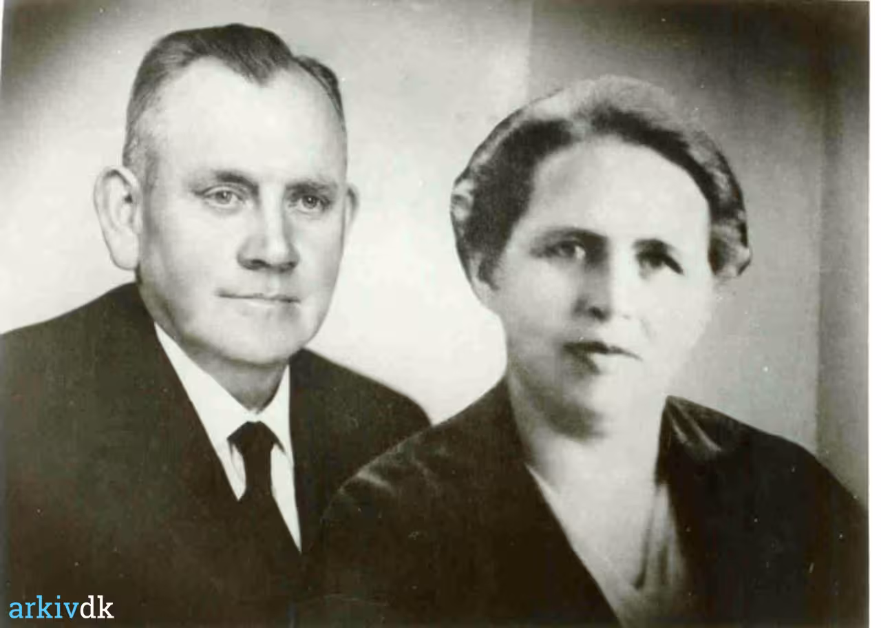 arkiv.dk | Peter Andersen Aaen og hustru Maren Kristine Jensen, Nørhalne