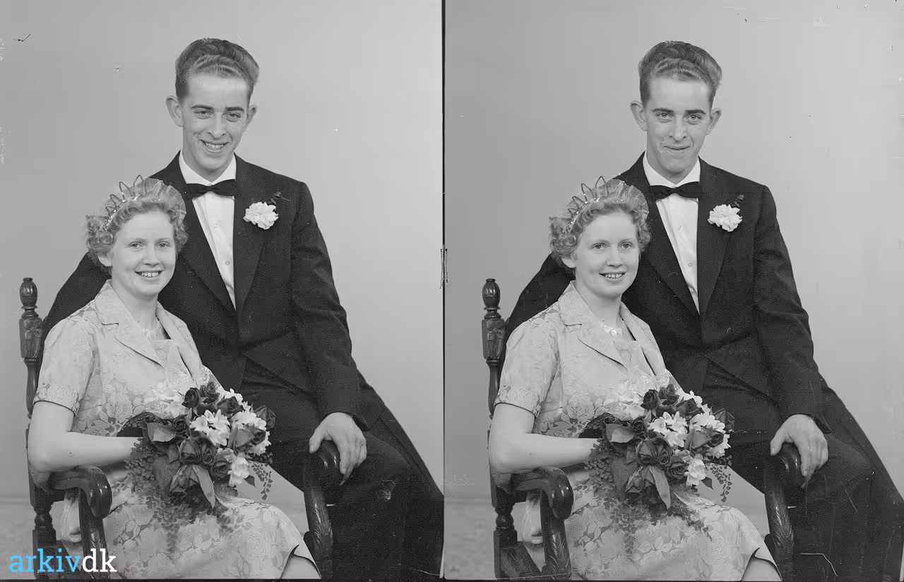 arkiv.dk | Niels Christensen og hustru, Haneskov Rynkeby