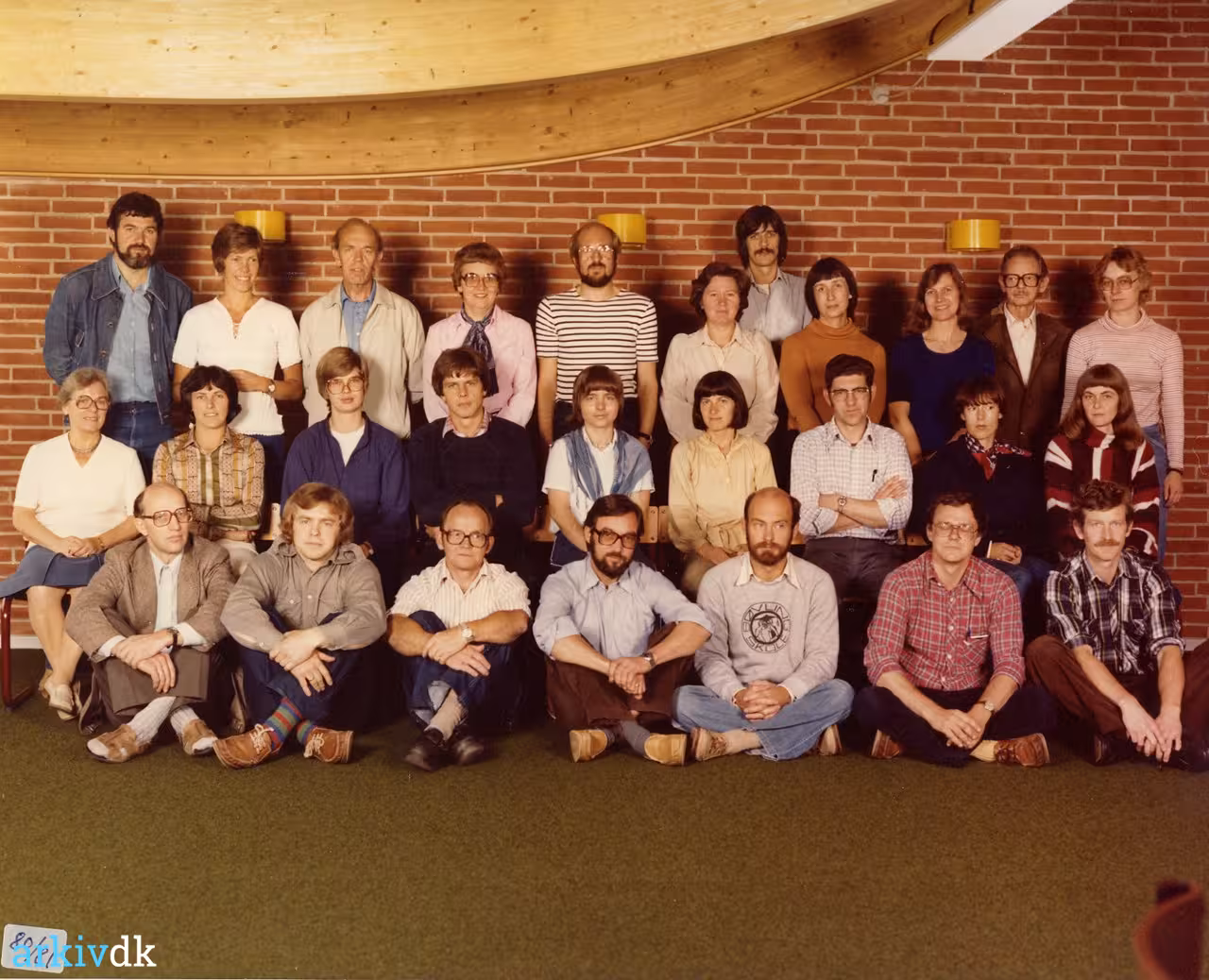 arkiv.dk | Lærerne Bøvling Skole 1981