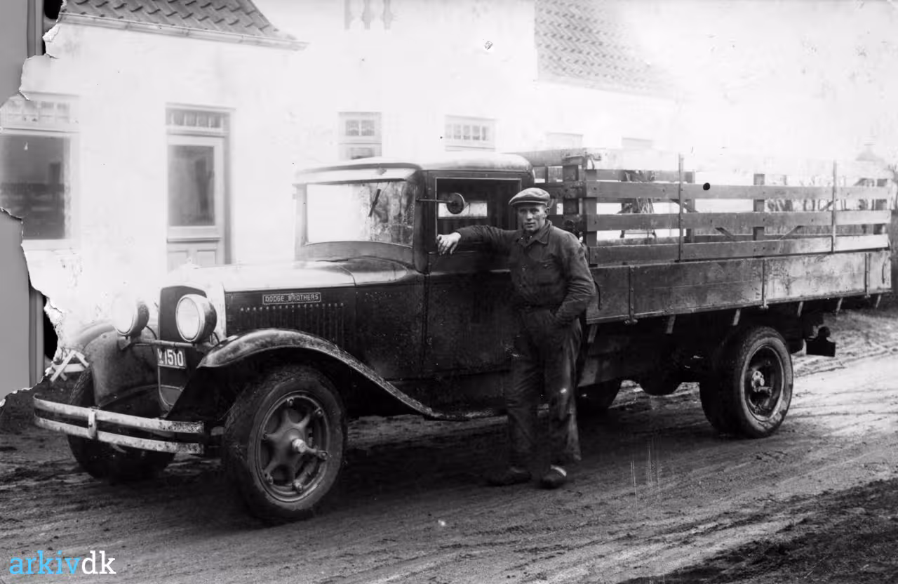 arkiv.dk | Vognmand Anders Sørensen, Smorupvej 14, Mejlby, 9610 Nørager