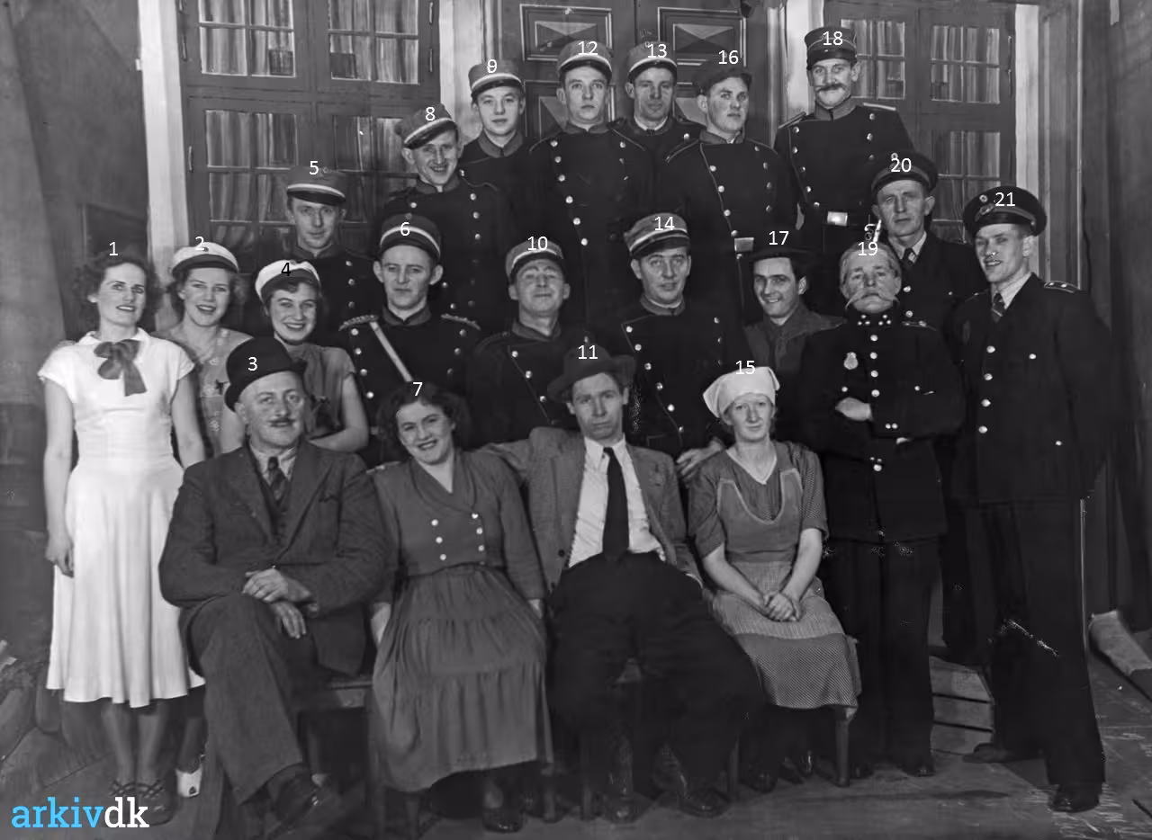 arkiv.dk | Brenderup Dilettant stk. - "65 - 66 - og mig" 1950. Brenderup sogn