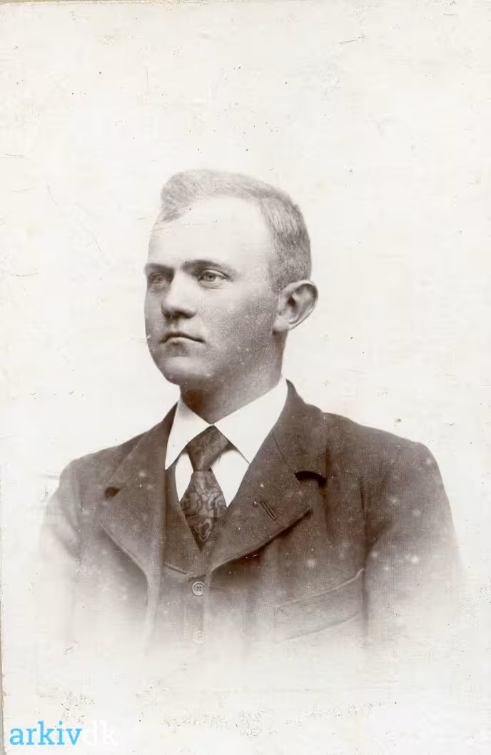 arkiv.dk | Portræt af Kristen Nielsen Ladefoged ca. 1900.