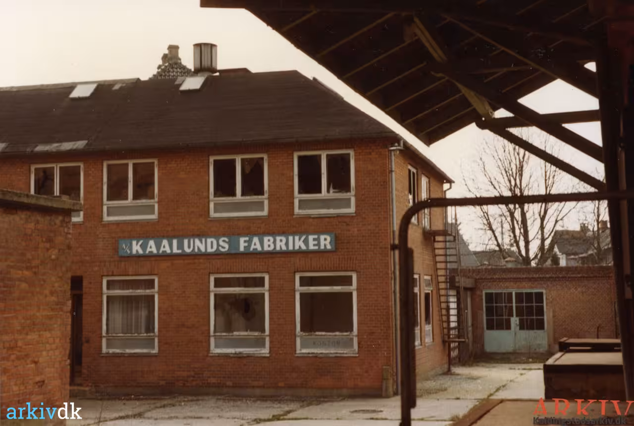 arkiv.dk | Kolding. A/S Kaalunds Fabriker. Industrigården, Dyrehavegårdsvej 7-9.