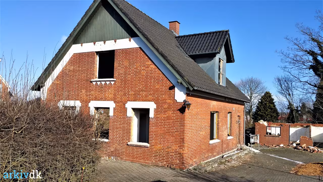 arkiv.dk | Egebjergvej 29, Gedved - Nedrevet hus og genopførte huse