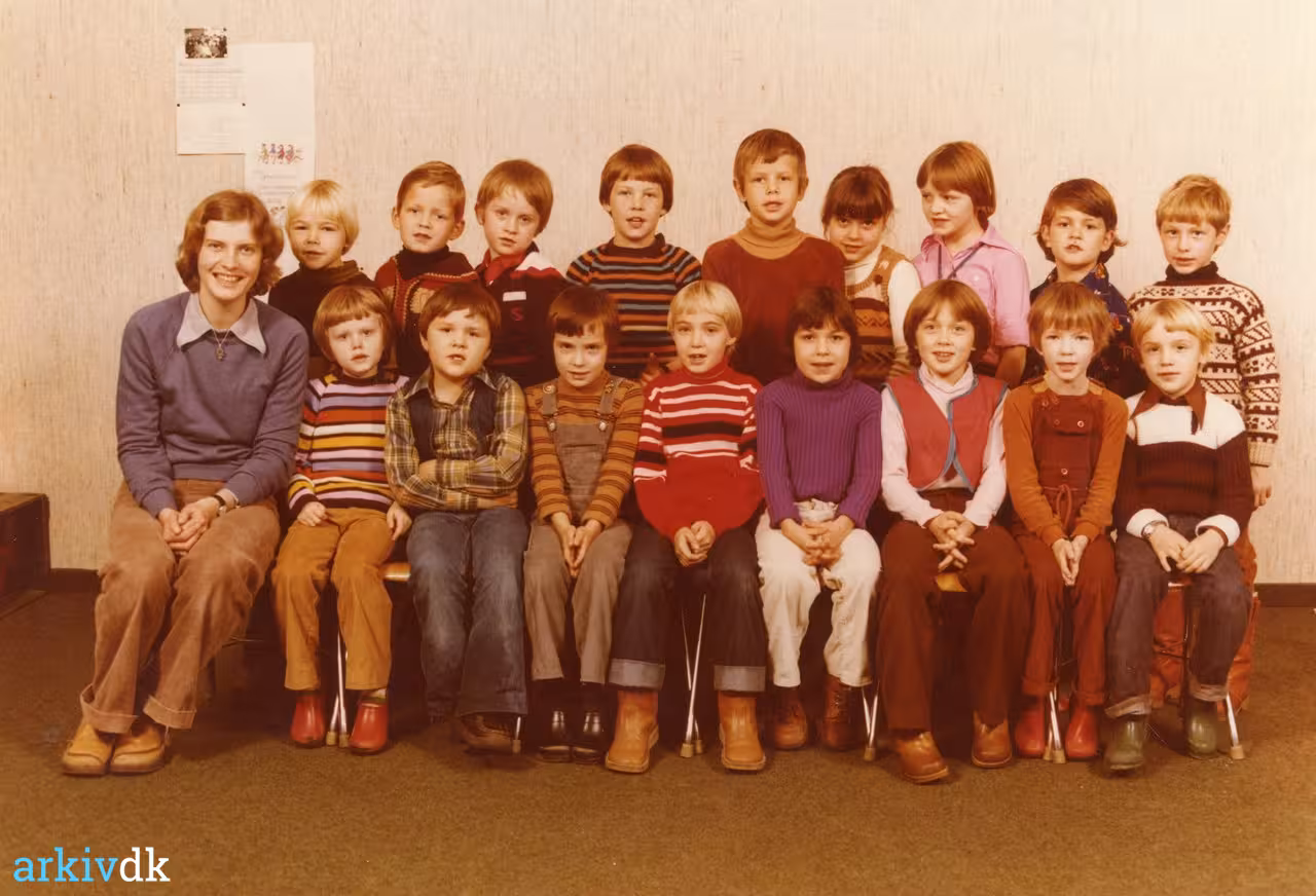 arkiv.dk | Nr. Kongerslev skole Klassebillede