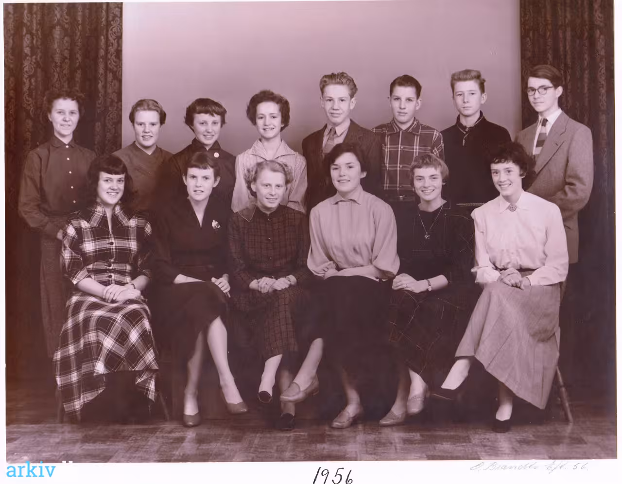 arkiv.dk | Kalundborg Mellem- og Realskole Dimittender 1956