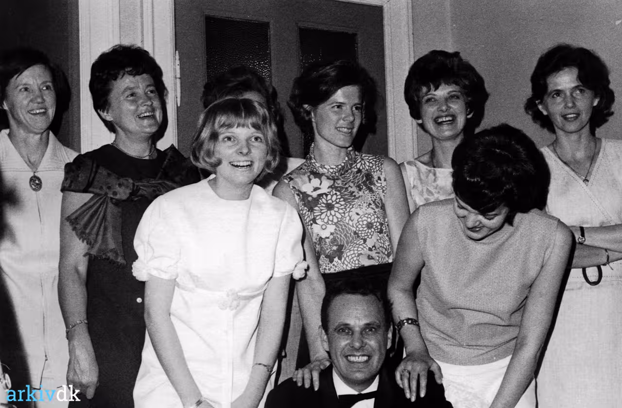 arkiv.dk | Familierne Jørgensen og Hansen, år ca. 1970, Ejby sogn