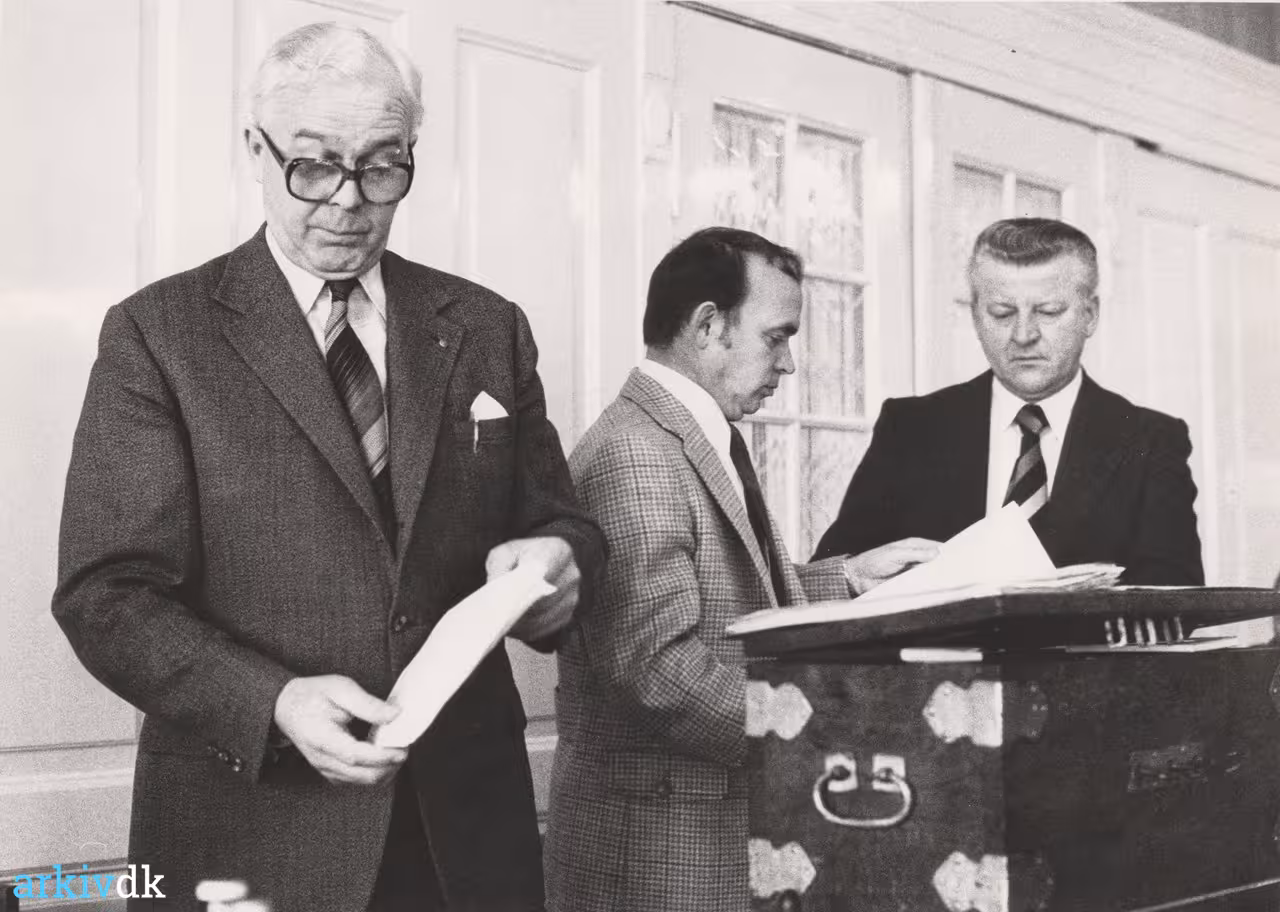 arkiv.dk | Poul K. Rasmussen, gas- og vandmester, Arne Sørensen ...