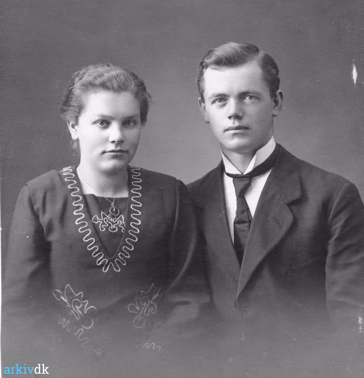 arkiv.dk | Harriet Charlotte og Gustav Christensen Søndergaard