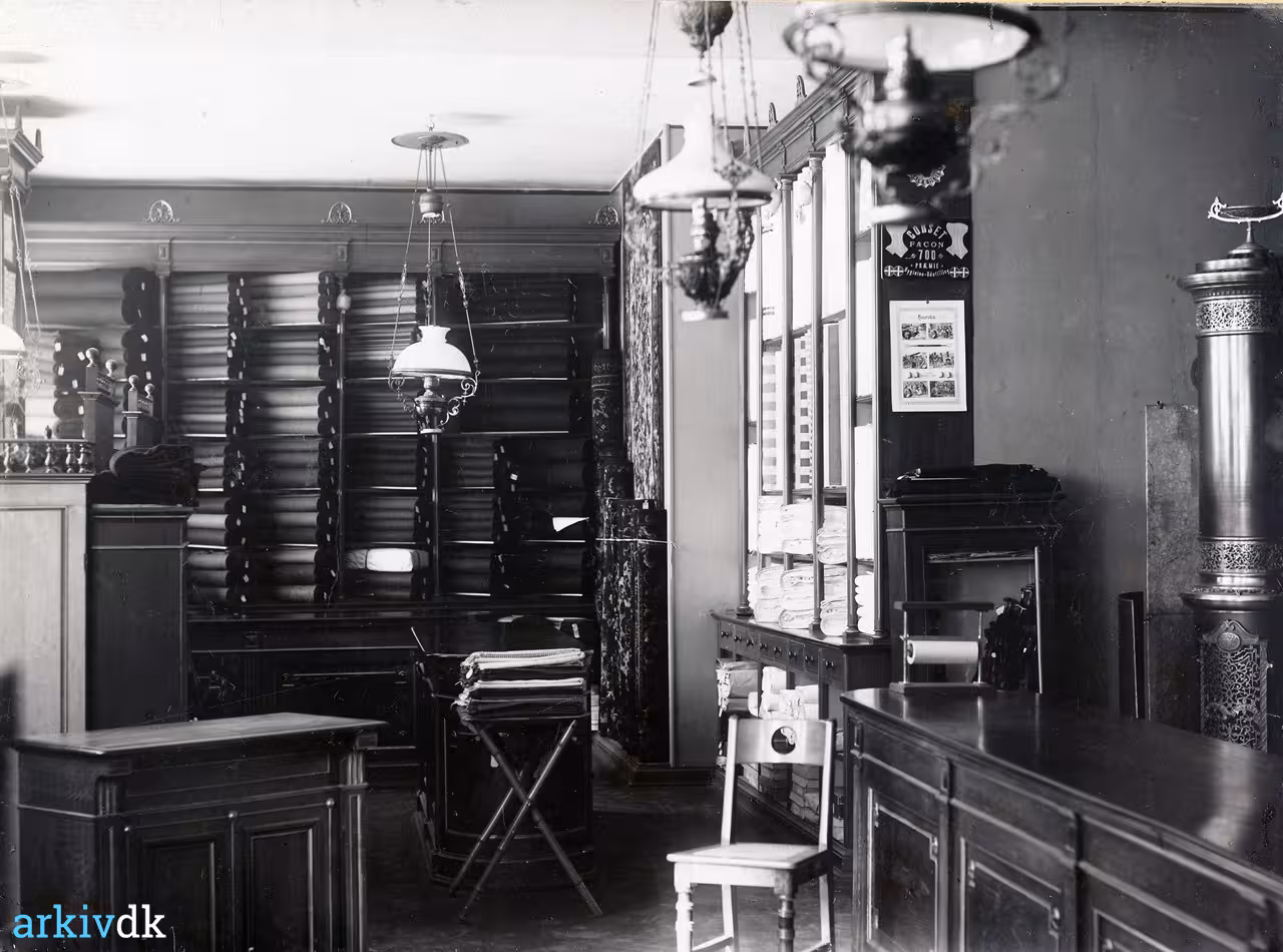 arkiv.dk | Gerritsgade 16, Wilhelm Walthers manufakturforretning