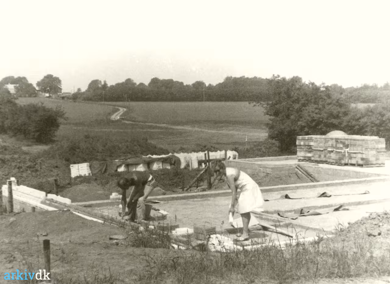 arkiv.dk | Vojens, Friggsvang 4, Annelise og Svend Aage Nissen.