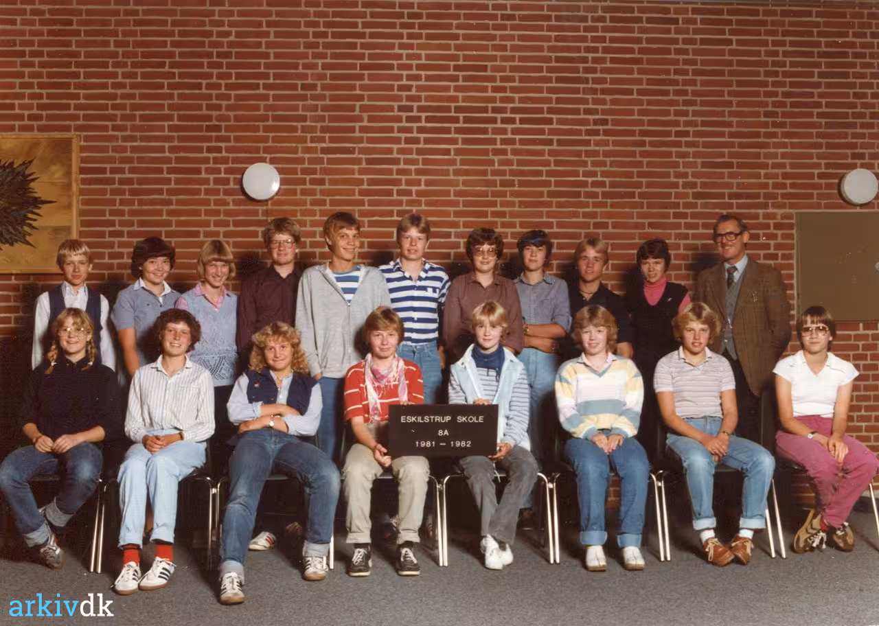 arkiv.dk | Eskilstrup skole 8A 1981-1982