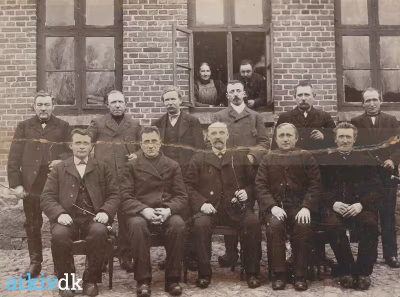 arkiv.dk | Feldballe- Nødager kommunalbestyrelse 1905,