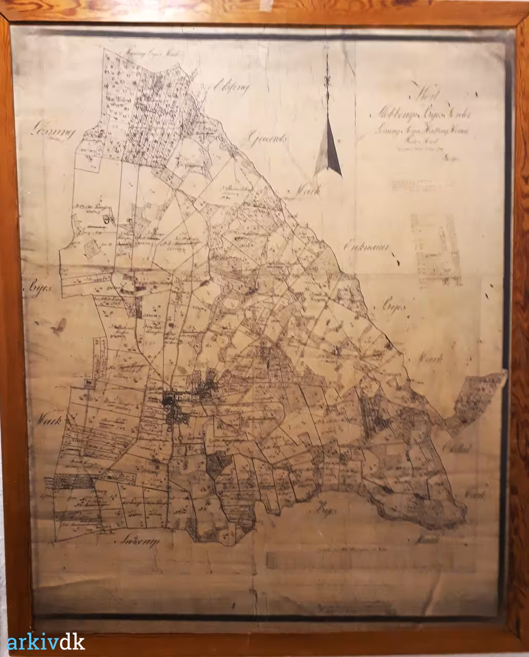 arkiv.dk | Matrikelkort over Stobberup By, Løsning Sogn