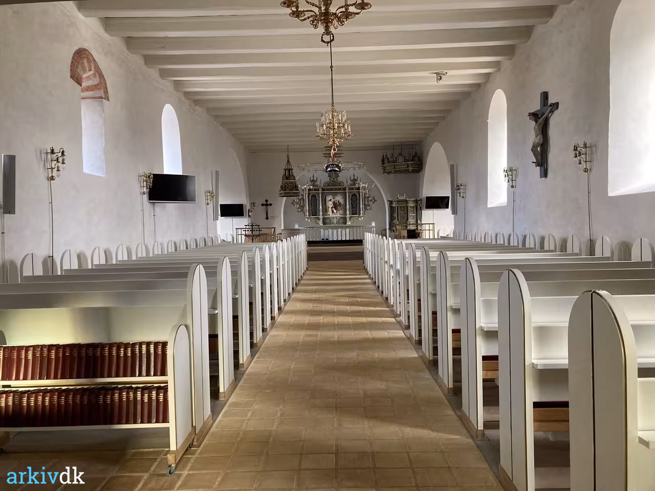 arkiv.dk | Aulum Kirke - ude og inde
