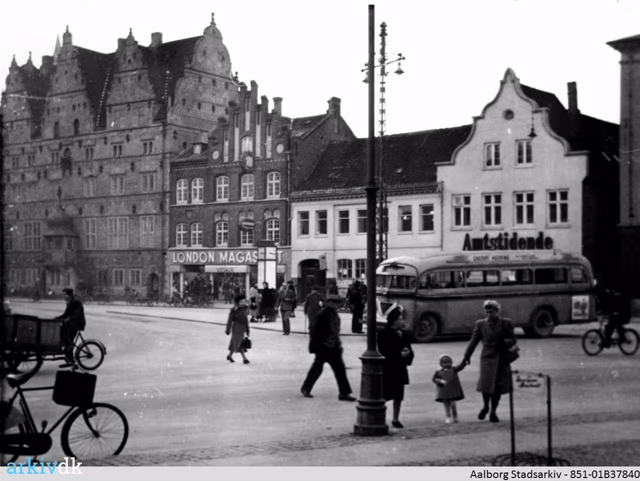 arkiv.dk | Østerågade med Jens Bang Stenhus, London Magasinet, Aalborg Amtstidende.