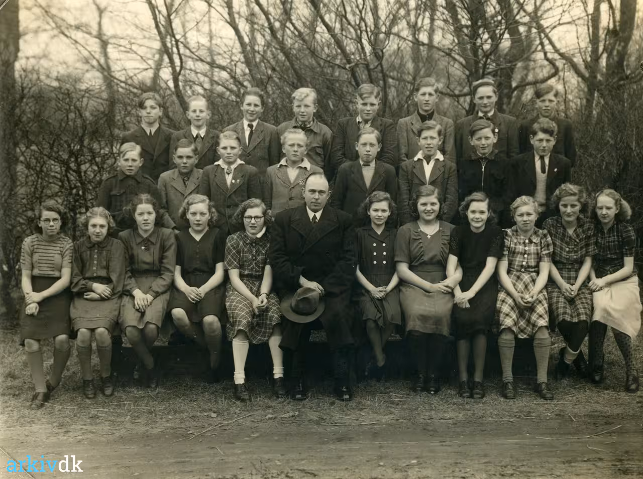arkiv.dk | Konfirmation Kobberup 1949.