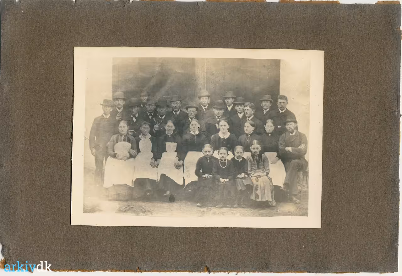 arkiv.dk | Gruppebillede fra Damme ca. 1900