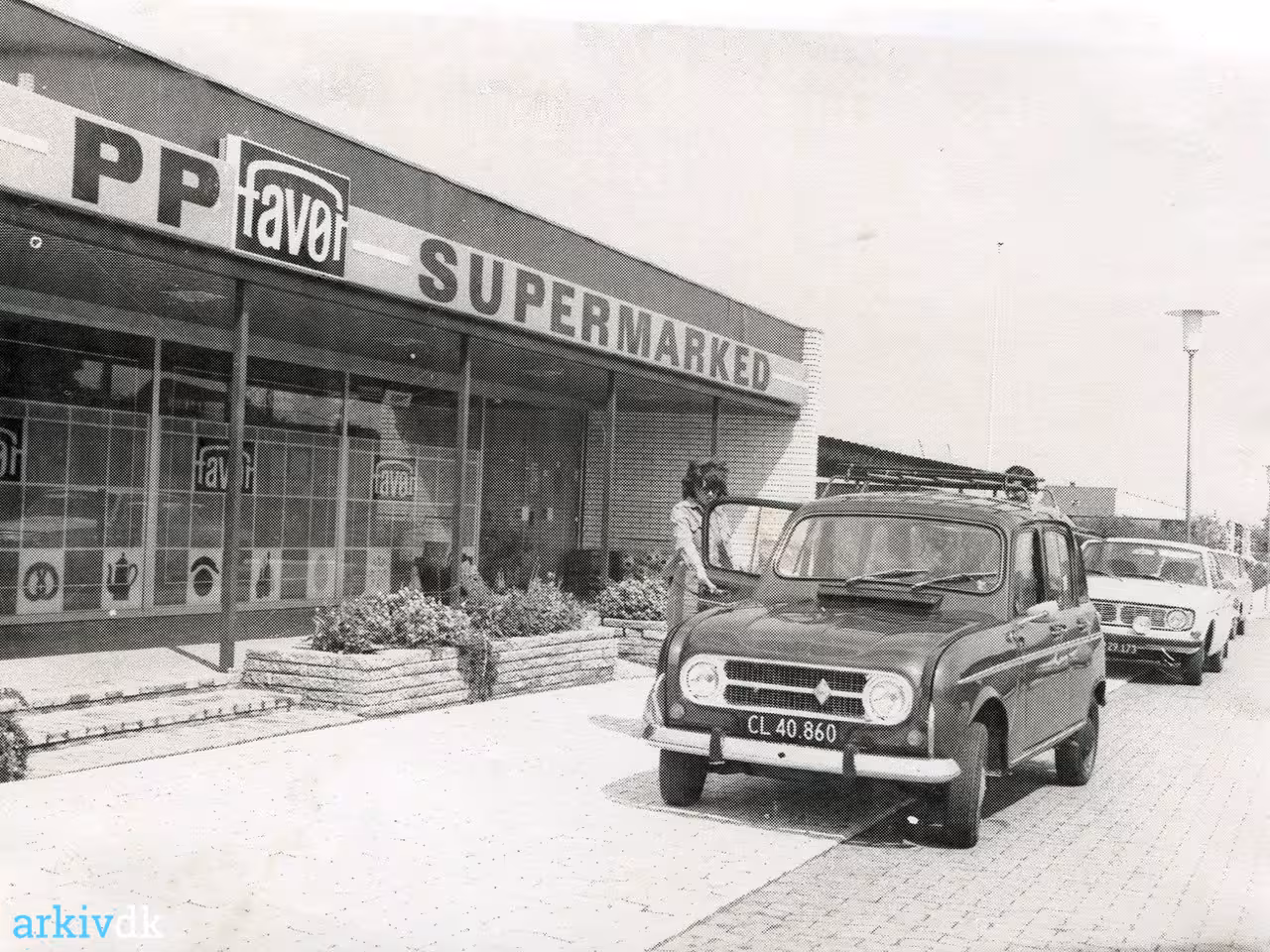 arkiv.dk | P P Favør Supermarked, Nørre Alslev