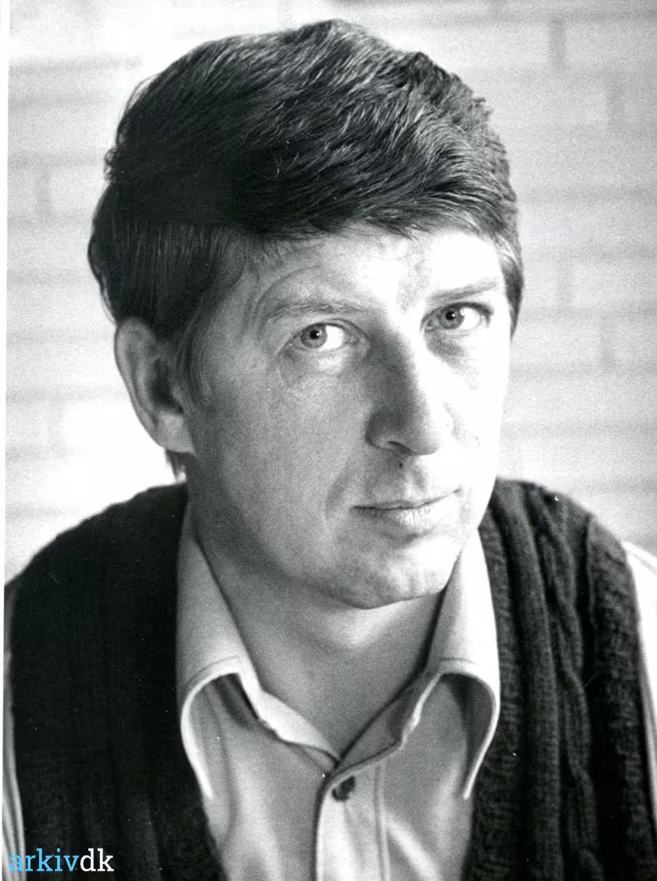 arkiv.dk | Portræt af Villy Kristensen, Stoholm ca. 1975.