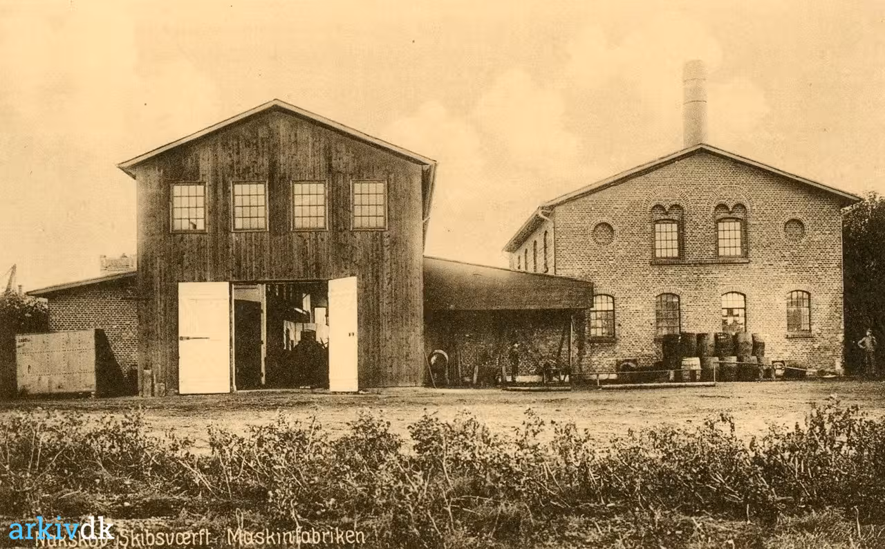 arkiv.dk | Nakskov Skibsværft. Maskinfabrik.