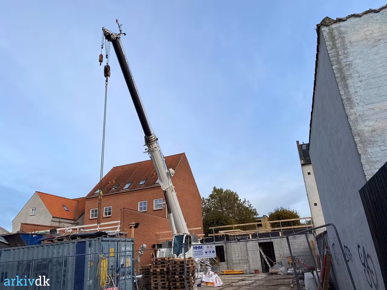 arkiv.dk | Taastrup Hovedgade 74 Ny ejendom under opførelse