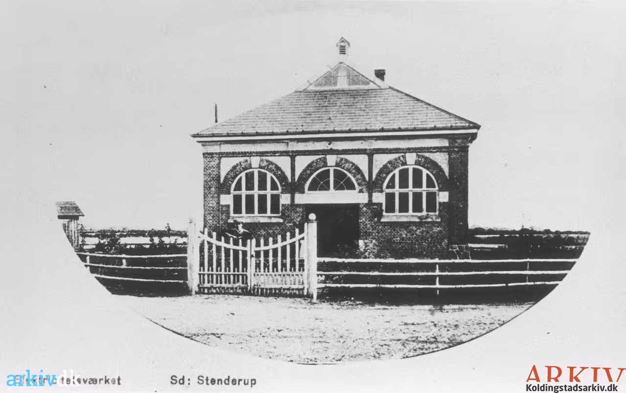 arkiv.dk | Sdr. Stenderup Elektricitetsværk.
