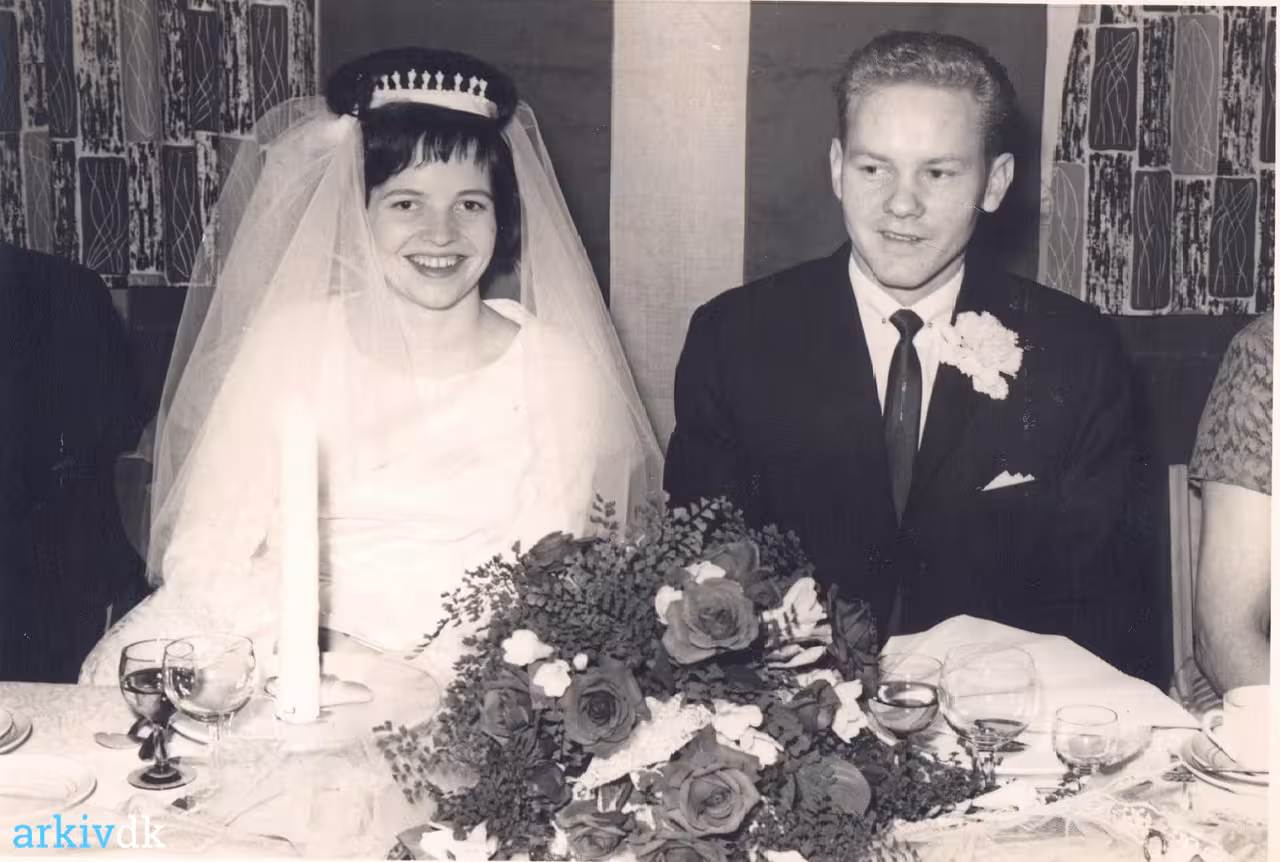 arkiv.dk | Ketty og Per Simonsens bryllup, Nørhalne
