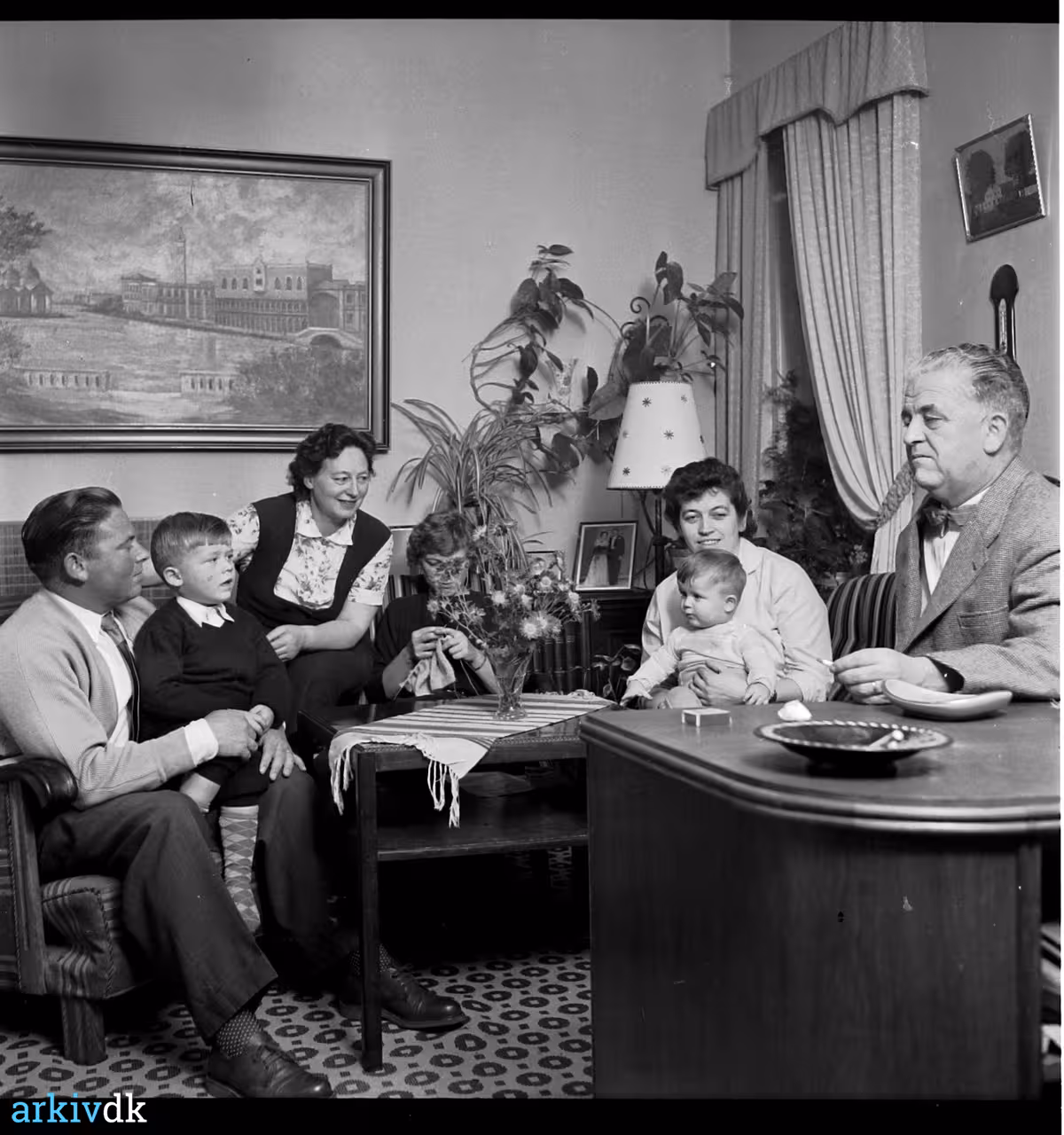 arkiv.dk | Kroejer Aage Larsen, Allerslev, 1958, Præstø