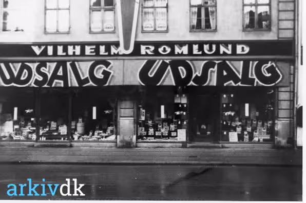 arkiv.dk | Vilhelm Romlund Manufakturforretning