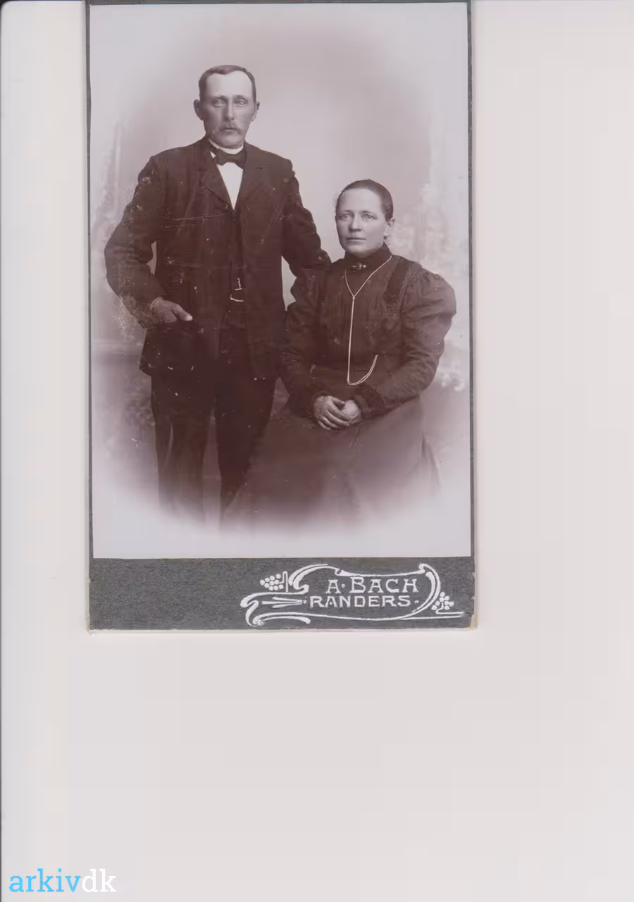 arkiv.dk | Mette Marie og Christen Peder Pedersen, Vidstrup