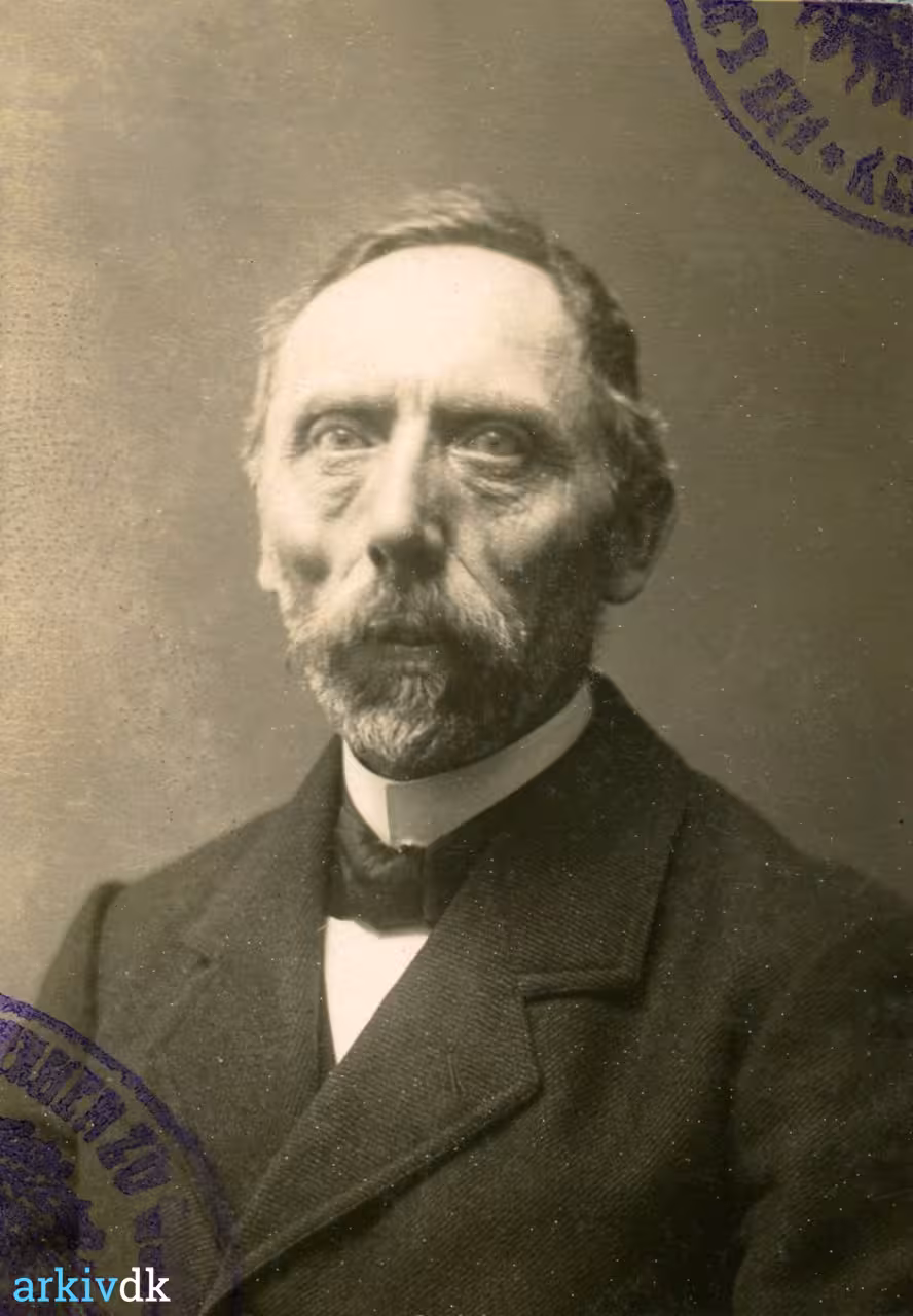 arkiv.dk | Portræt af Knud Schultz, Simmersted.