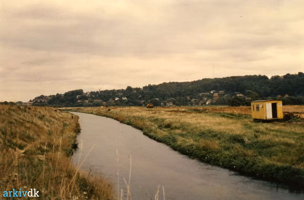 arkiv.dk | Vejle Å, Vejle Enge, 1982