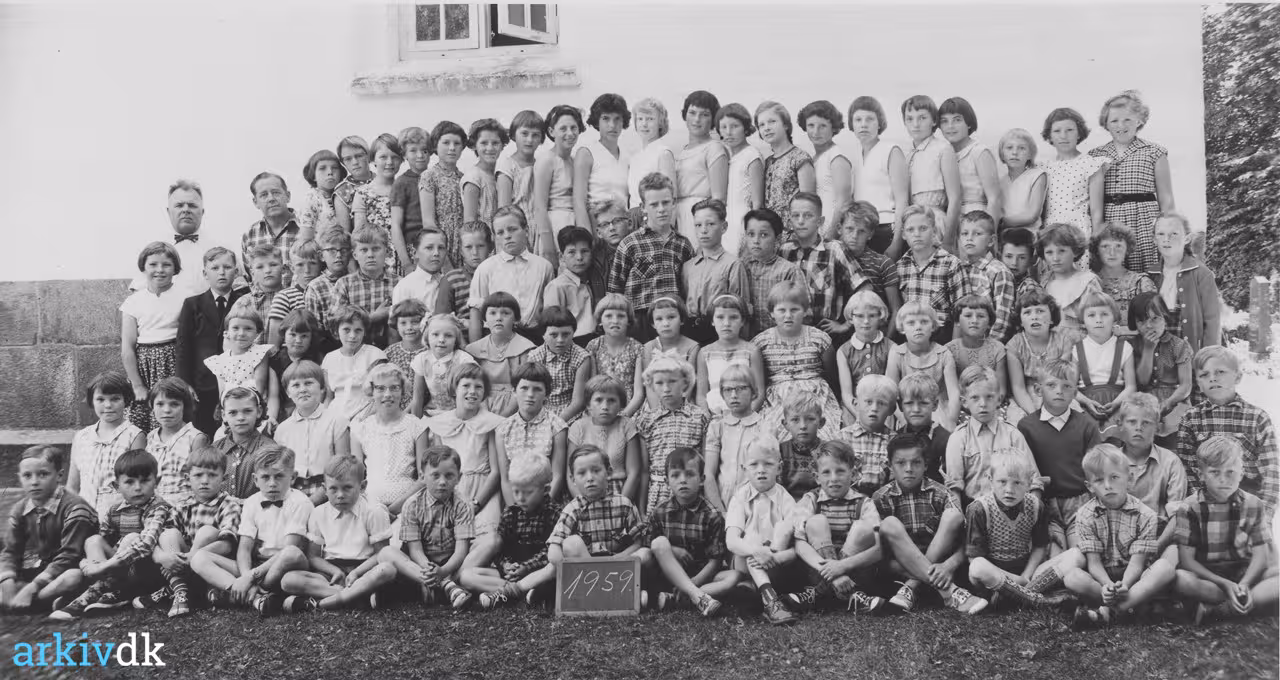 arkiv.dk | Uggerby skole. Elevhold.