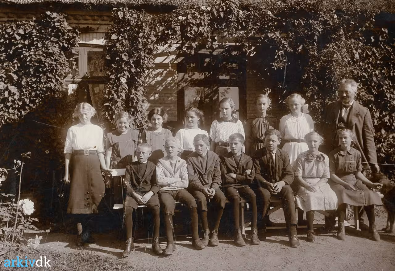 arkiv.dk | Konfirmander, Ejby 1914, Ejby sogn