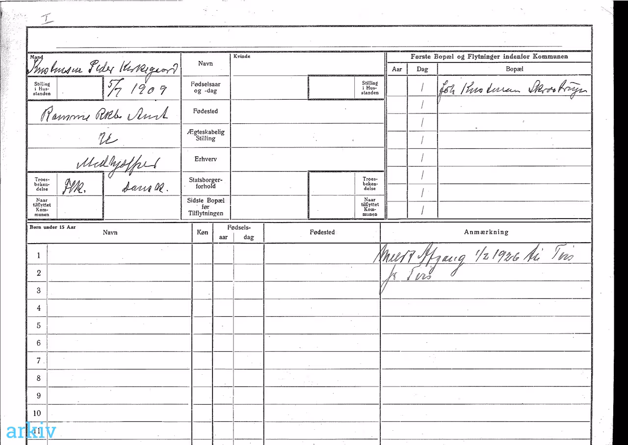 arkiv.dk | Peder Kirkegaard Kristensen