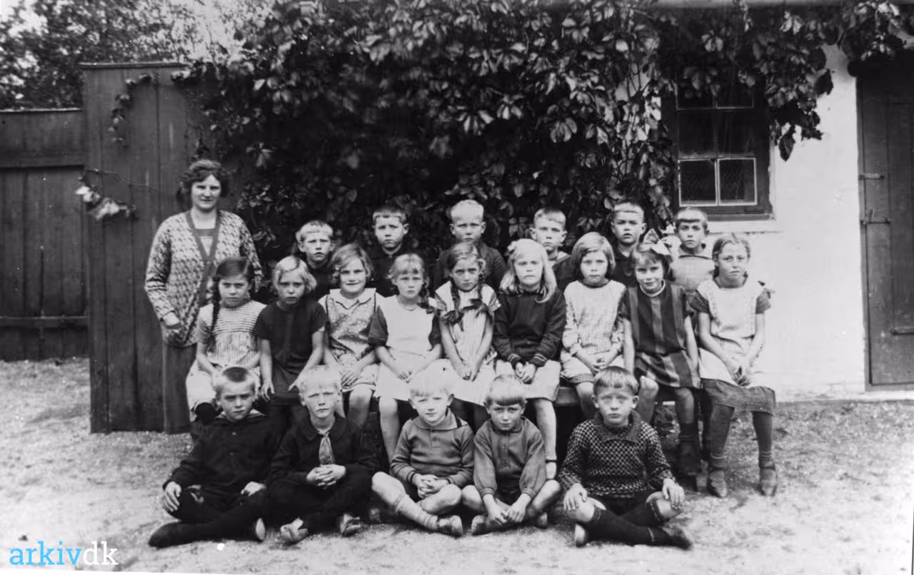 arkiv.dk | Klassebillede, Karlslunde Skole