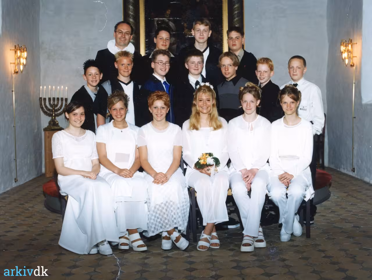 arkiv.dk | Konfirmation 1999 i Ansager