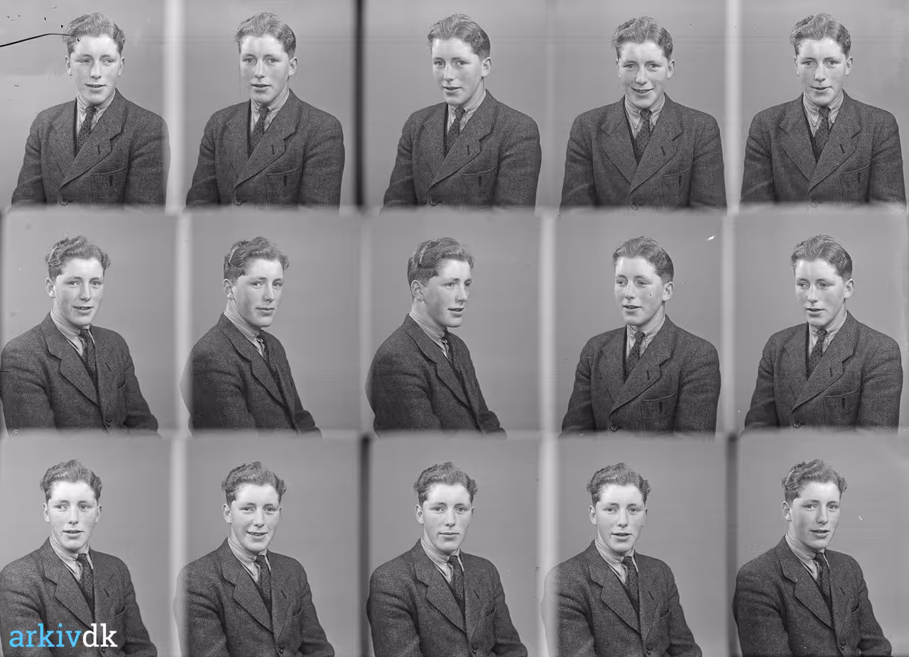 arkiv.dk | Knud Westergaard og Adolf Rasmussen, Efterskolen, Ringe