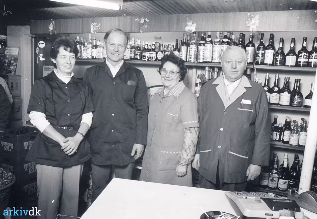 arkiv.dk | Frede Villy Jensen, købmand, Bandholm