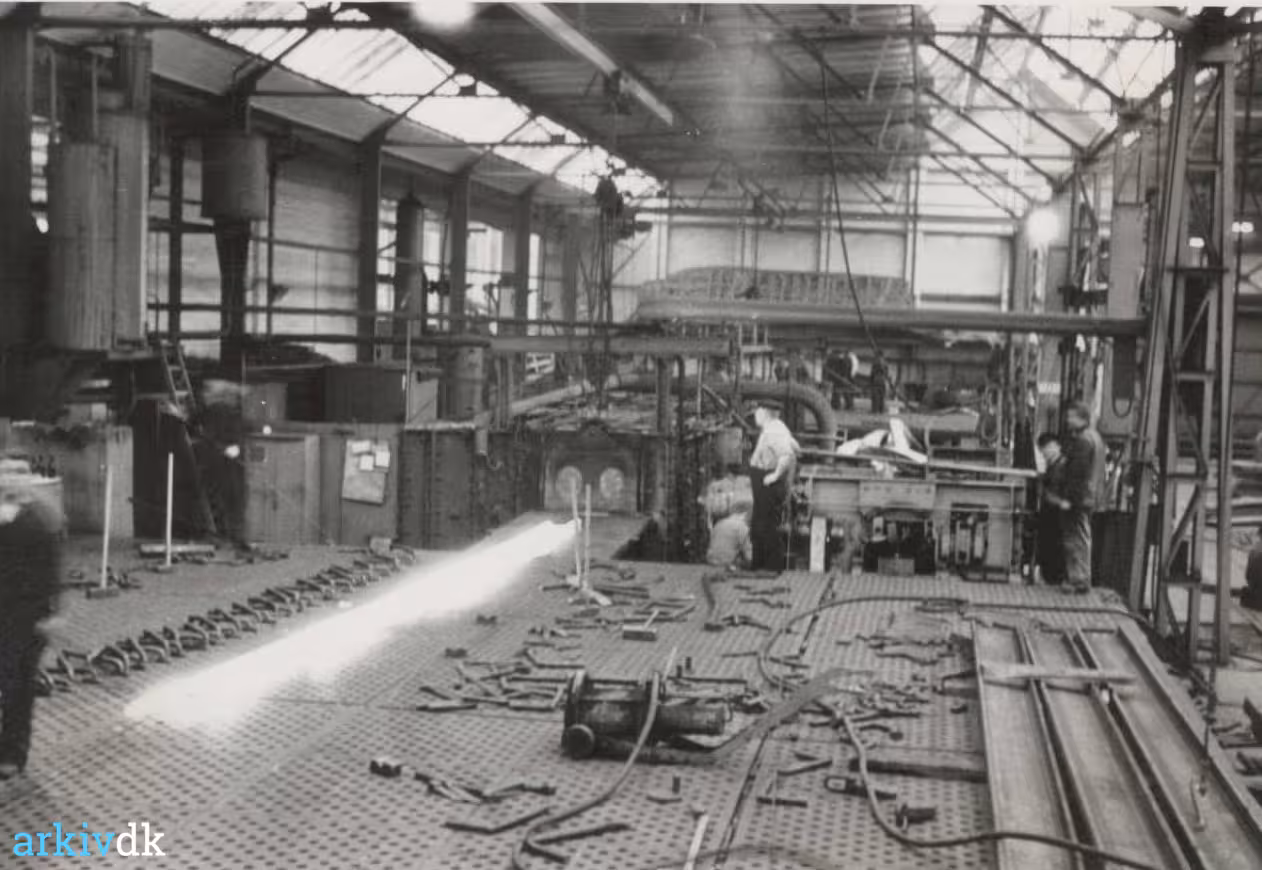 arkiv.dk | Spantehallen, Nakskov Skibsværft