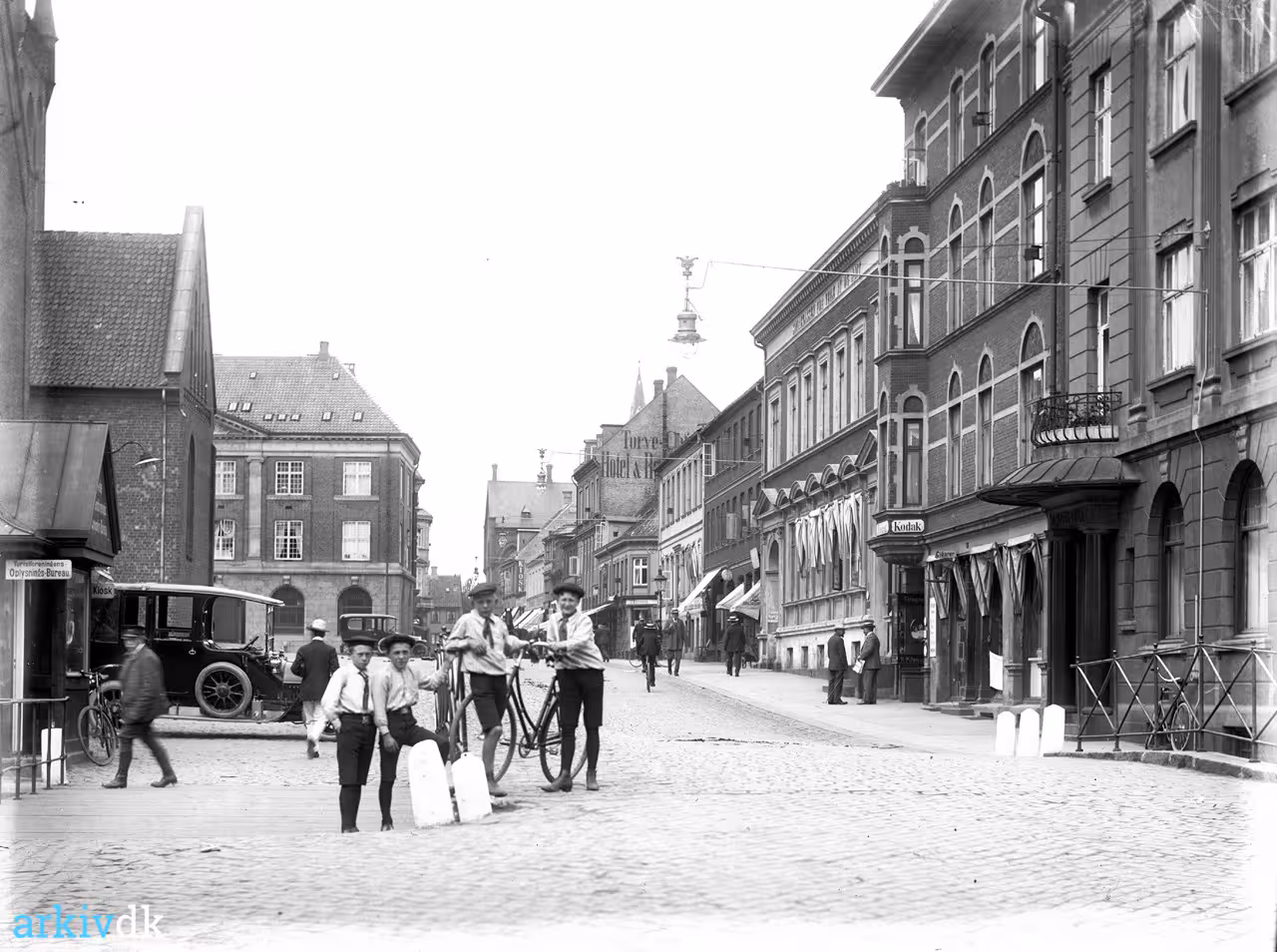 arkiv.dk | Kirkegade, Vejle, 1915