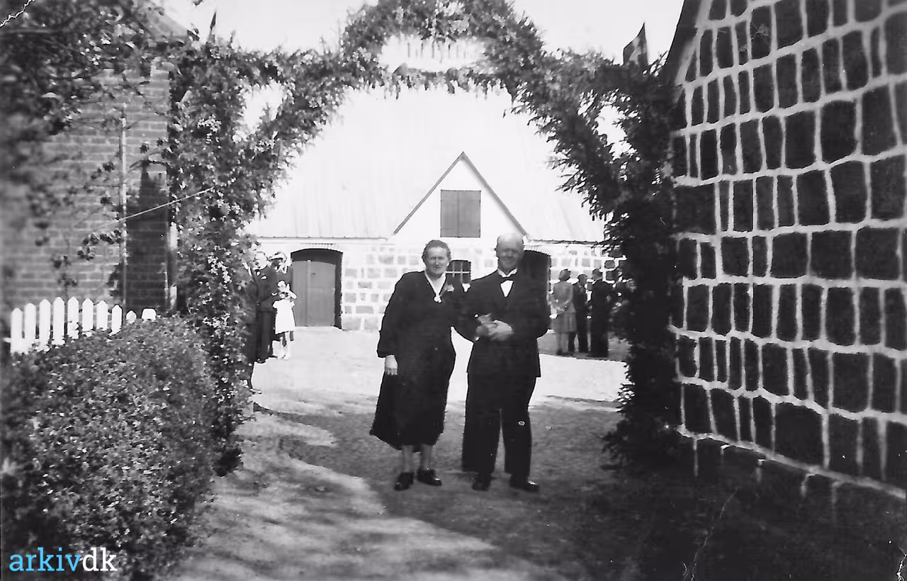 arkiv.dk | Marie og Magnus Madsen, "Marielyst", Rimmerslund ...