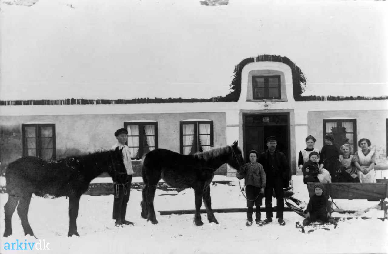 arkiv.dk | Mosegård i Tebstrup, Horsensvej 70