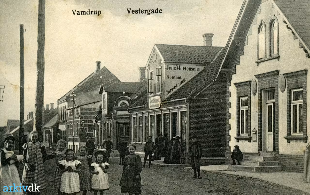 arkiv.dk | Vestergade i Vamdrup