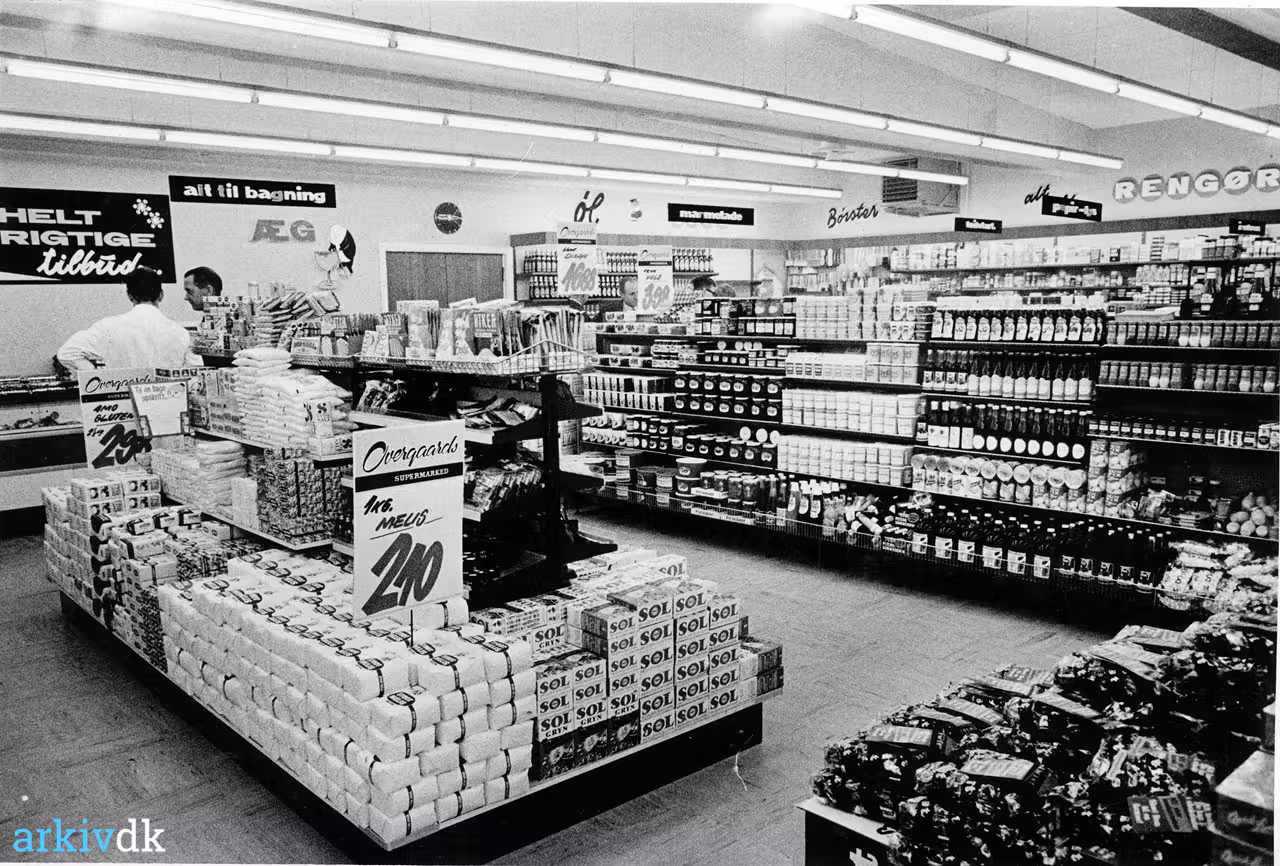 arkiv.dk | Overgaard Supermarked