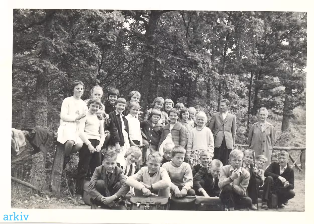 arkiv.dk | Egtved skole N. Nielsen og hustru på udflugt