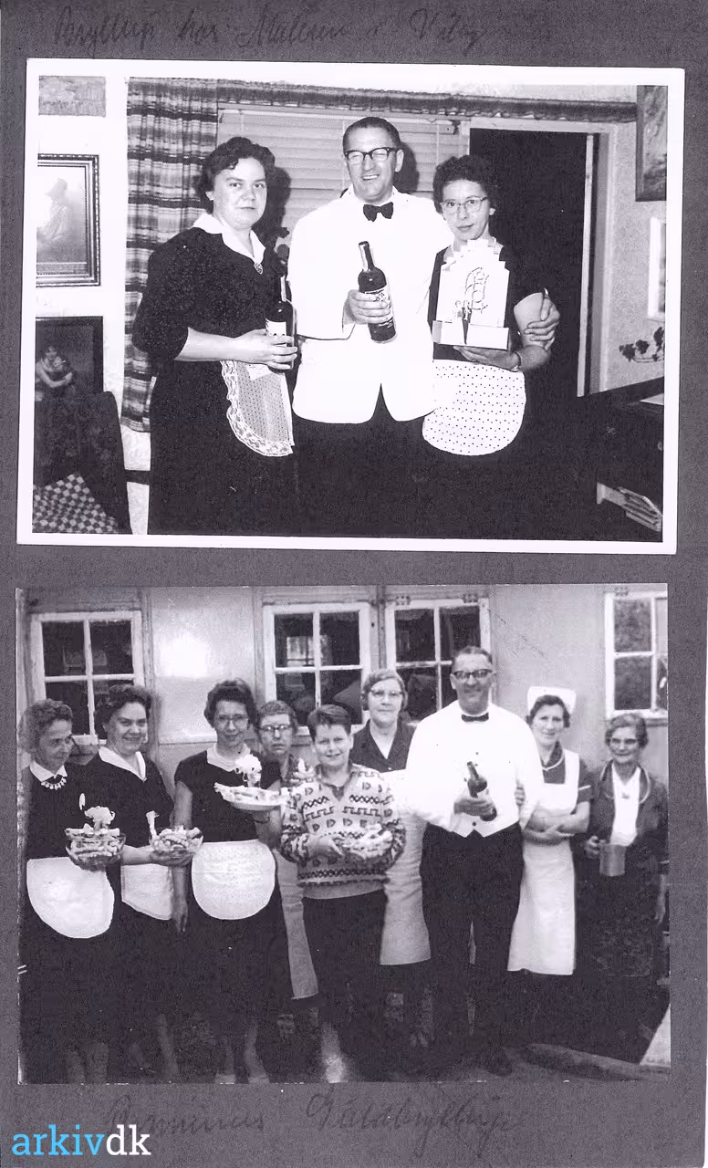 arkiv.dk | Niels JUUL Pedersen. med serveringsdamer